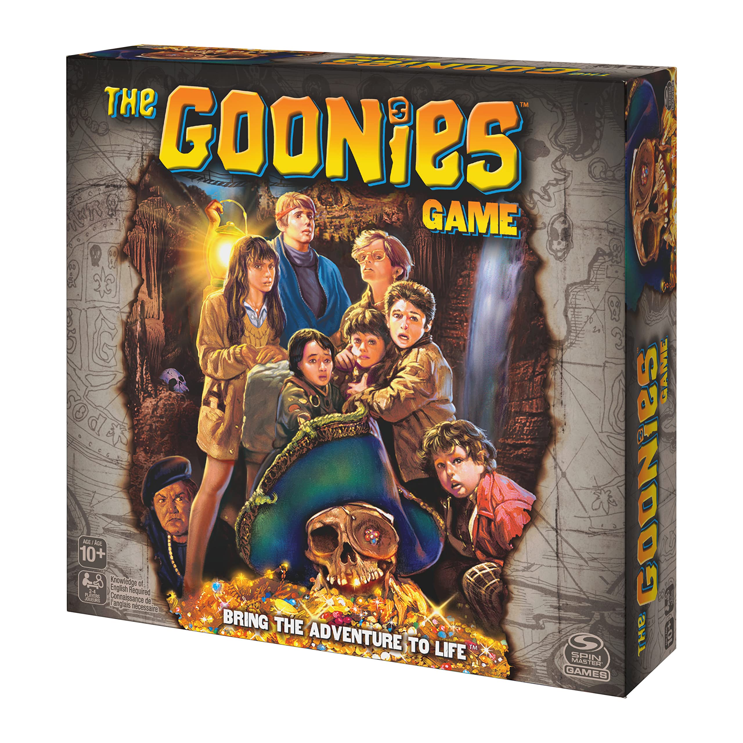Goonies, The Goonies Game Retro Vintage 80’s Family Movie Board Game, for Kids Aged 10 and up