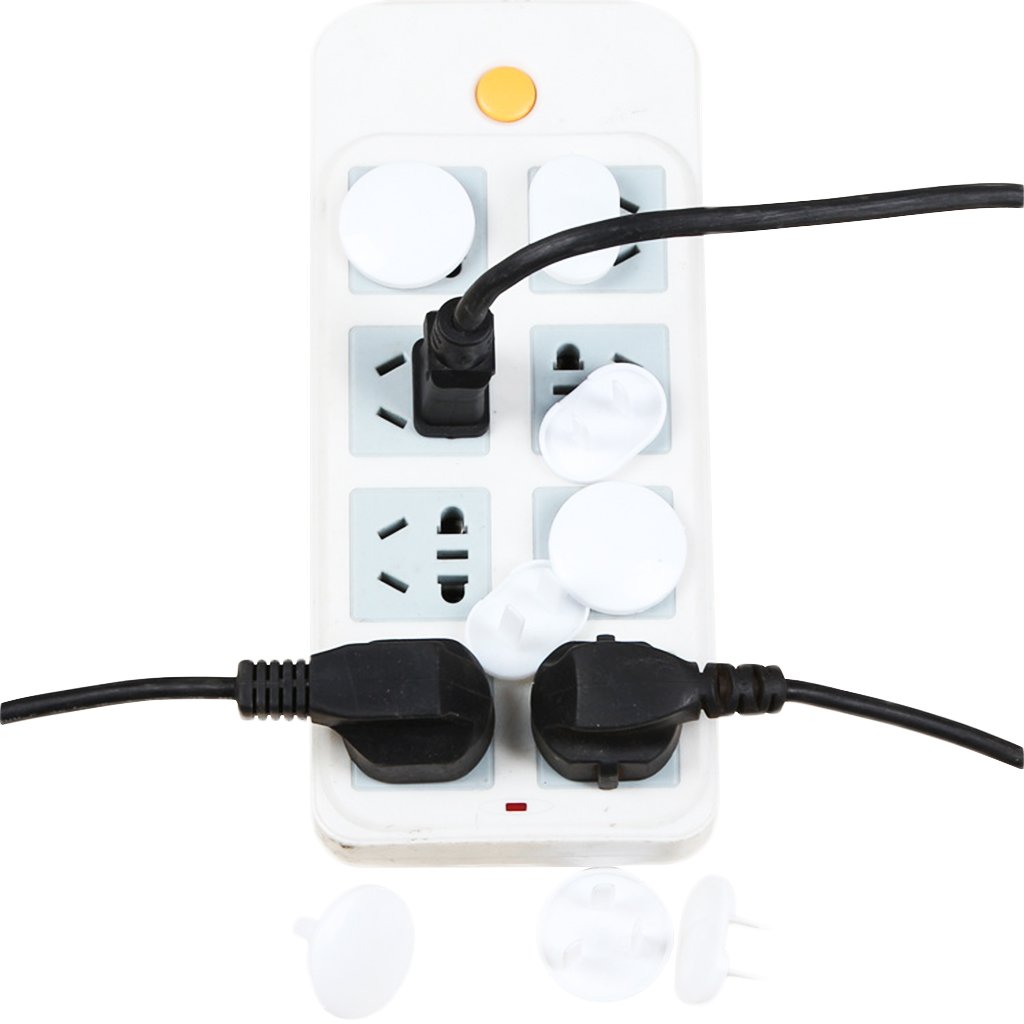 Baby Proofing Plug Covers Safety Electrical Socket Protector Safety Outlet Caps For Home and School White Superior Quality and Creative