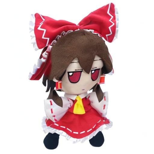 KILA MILA Anime Figure Reimu Doll Plush Stuffed Toy Kawaii Plushies Cosplay Gift