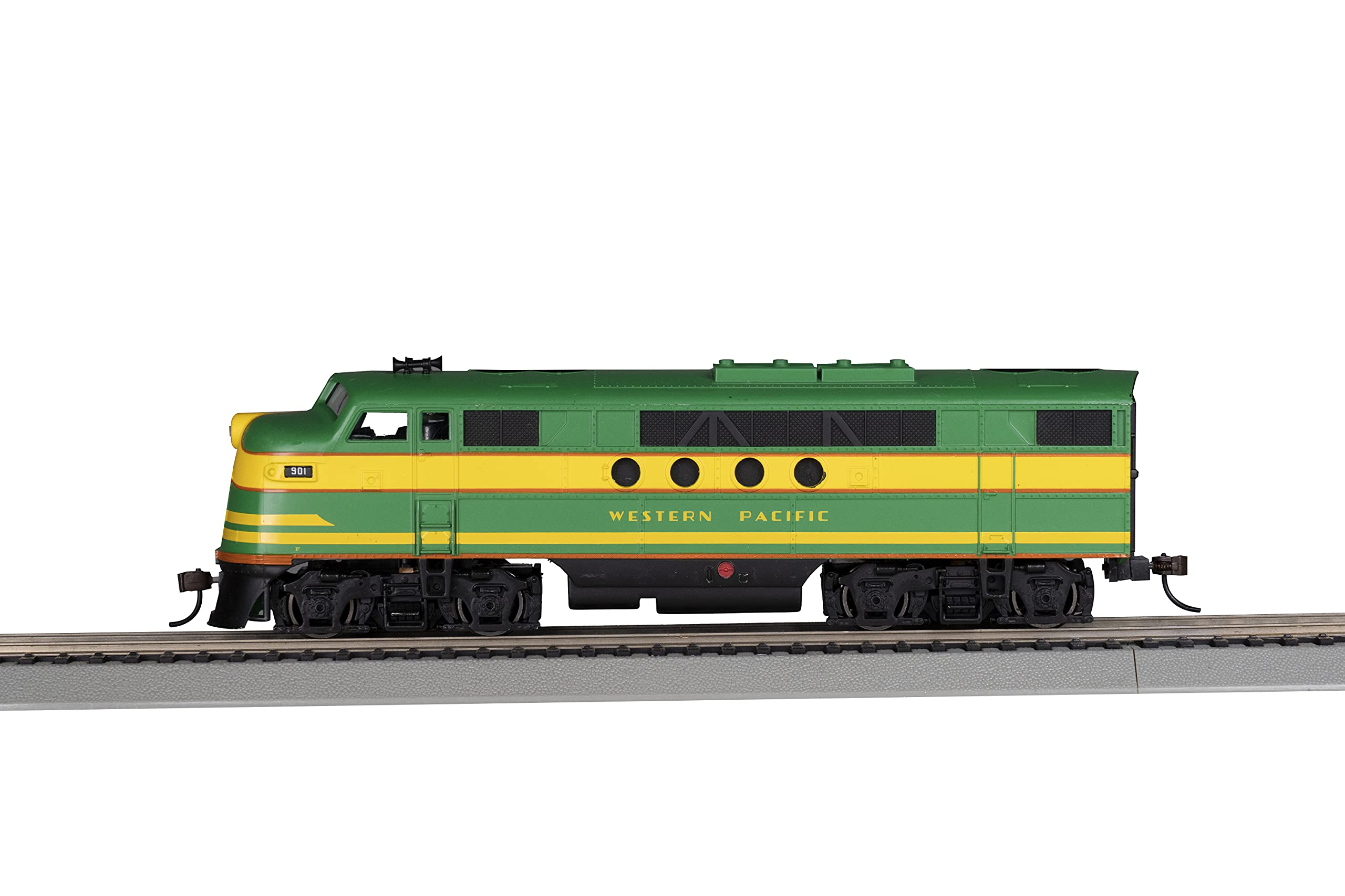 Bachmann Trains - FT - DCC WOWSOUND Sound Value-Equipped Locomotive - Western Pacific (Green & Yellow) - HO Scale,68915