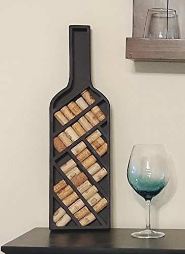 NEW VIEW Wall Mounted Wine Bottle Cork Holder Decor