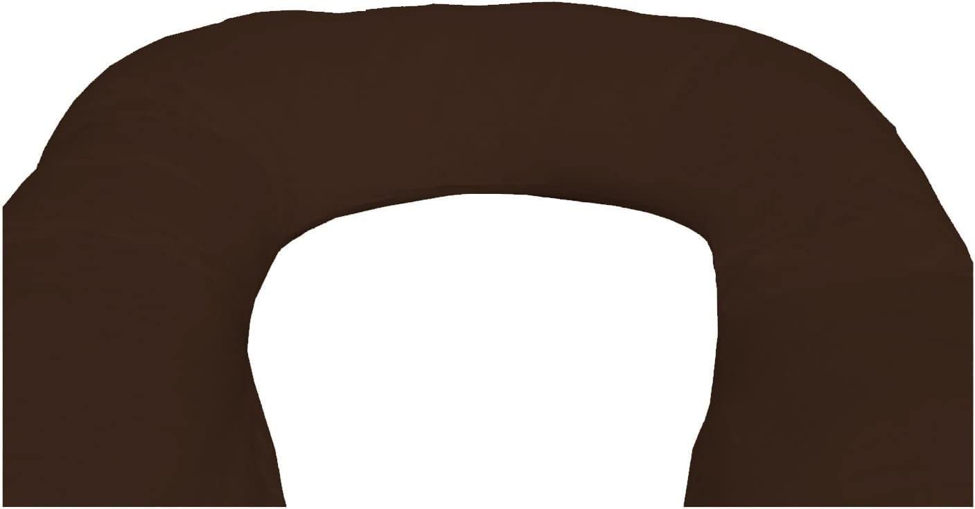 Samay Pregnancy Pillow - Brown U Shape Full Body Pillow and Maternity Support - Support for Back, HIPS, Legs, Belly for Pregnant Women