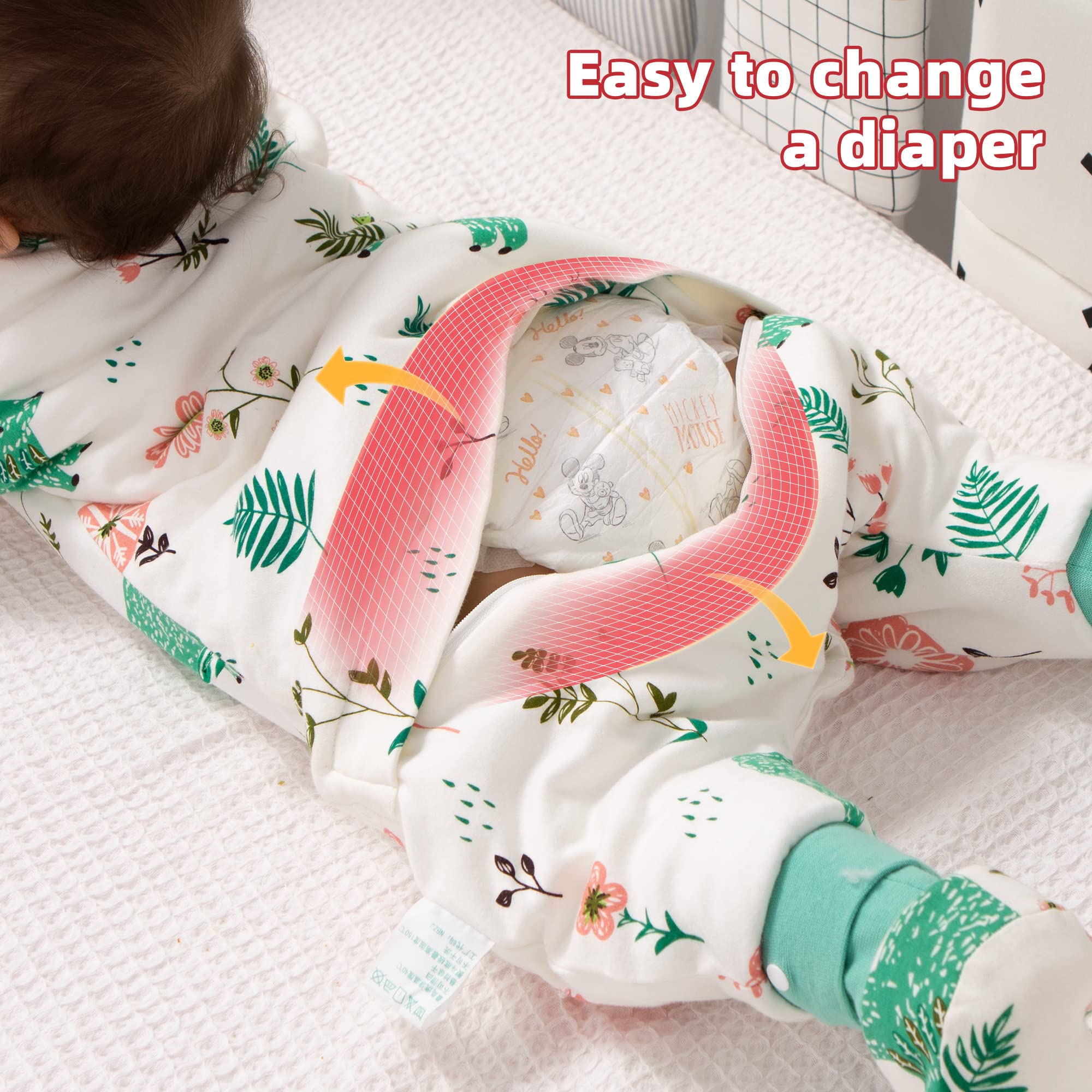 BN Toddler Footie Sleeping Sack with legs and sleeves - Sleeping Bag 3-4 Years Old(New polor Winter l)