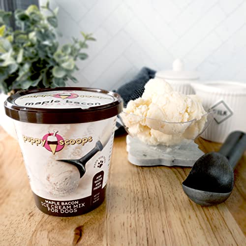 Puppy Scoops Ice Cream Mix for Dogs: Maple Bacon - Add Water and Freeze at Home!, 4.65 oz Made in USA