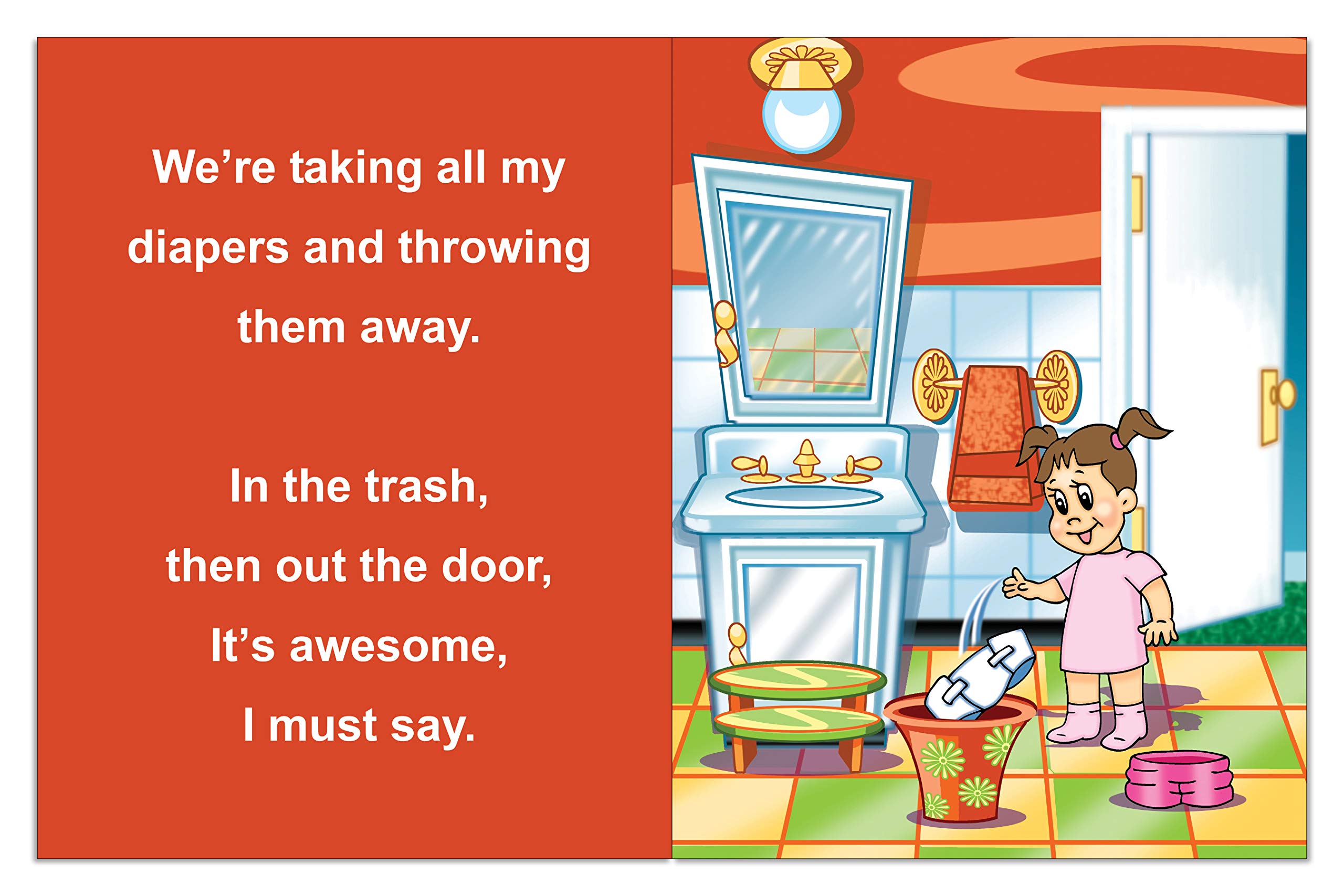 Personalized Children’s Potty Training Book – Customize with Child’s Name, Hair Color, Gender, and Ethnicity | 24-Page 8.5” x 11” Paperback by First Time Books