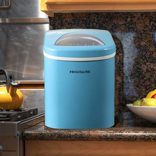 Frigidaire EFIC108-BLUE Counter-top Portable, Compact Ice Maker, Blue, 26 lb per Day