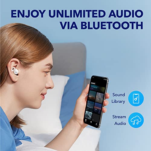Soundcore by Anker, Sleep A10 Bluetooth Sleep Earbuds, Noise Blocking Earbuds for Sleep, Comfortable Fit, Bluetooth 5.2, App, for Unlimited Sleep Sounds, Sleep Monitor, Personal Alarm, Side Sleeper