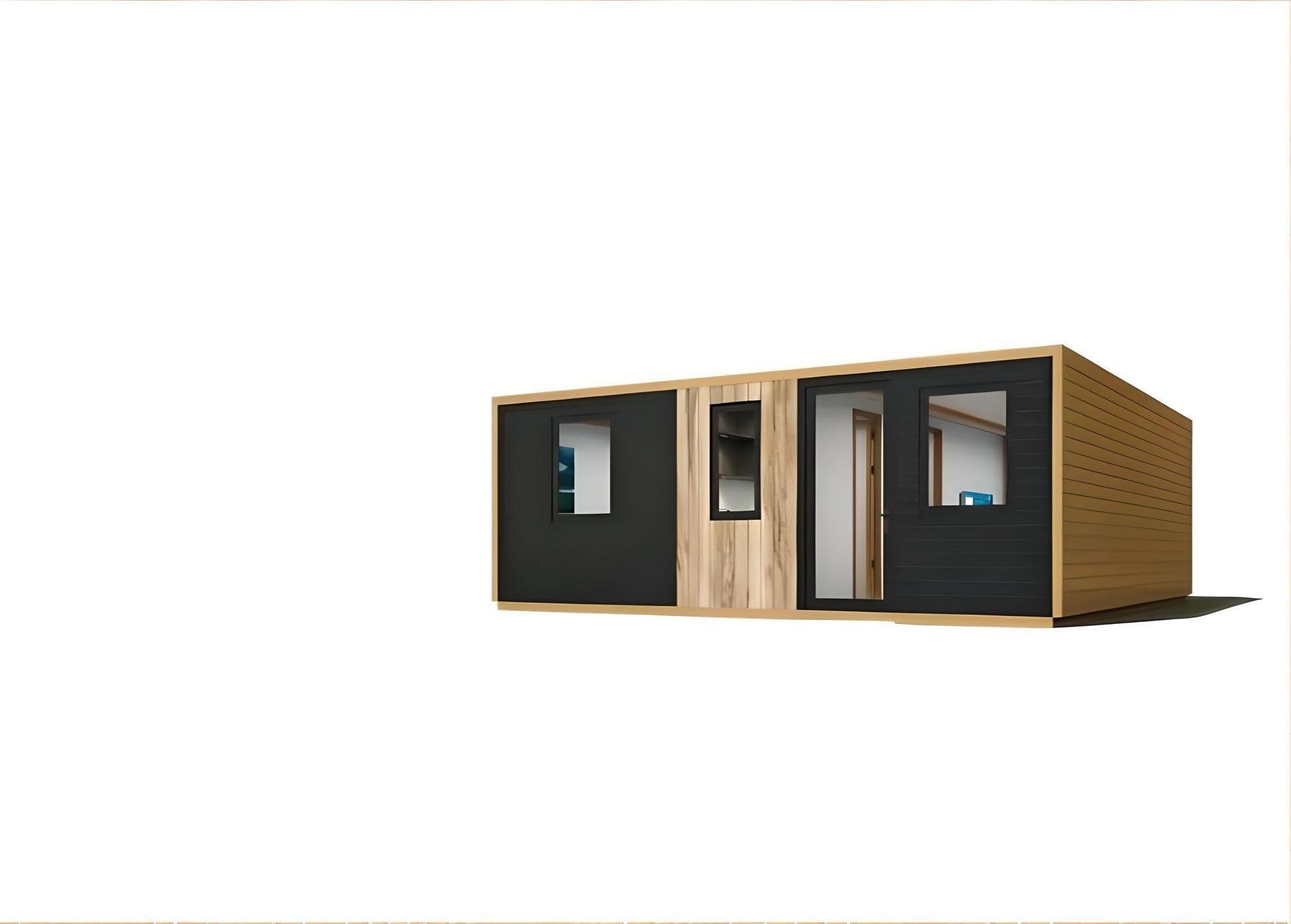 Prefab Expandable Container Home for Residential & Commercial Purposes, 1 Bedroom,Kitchen,Toilet and with Extra Space 92 m²