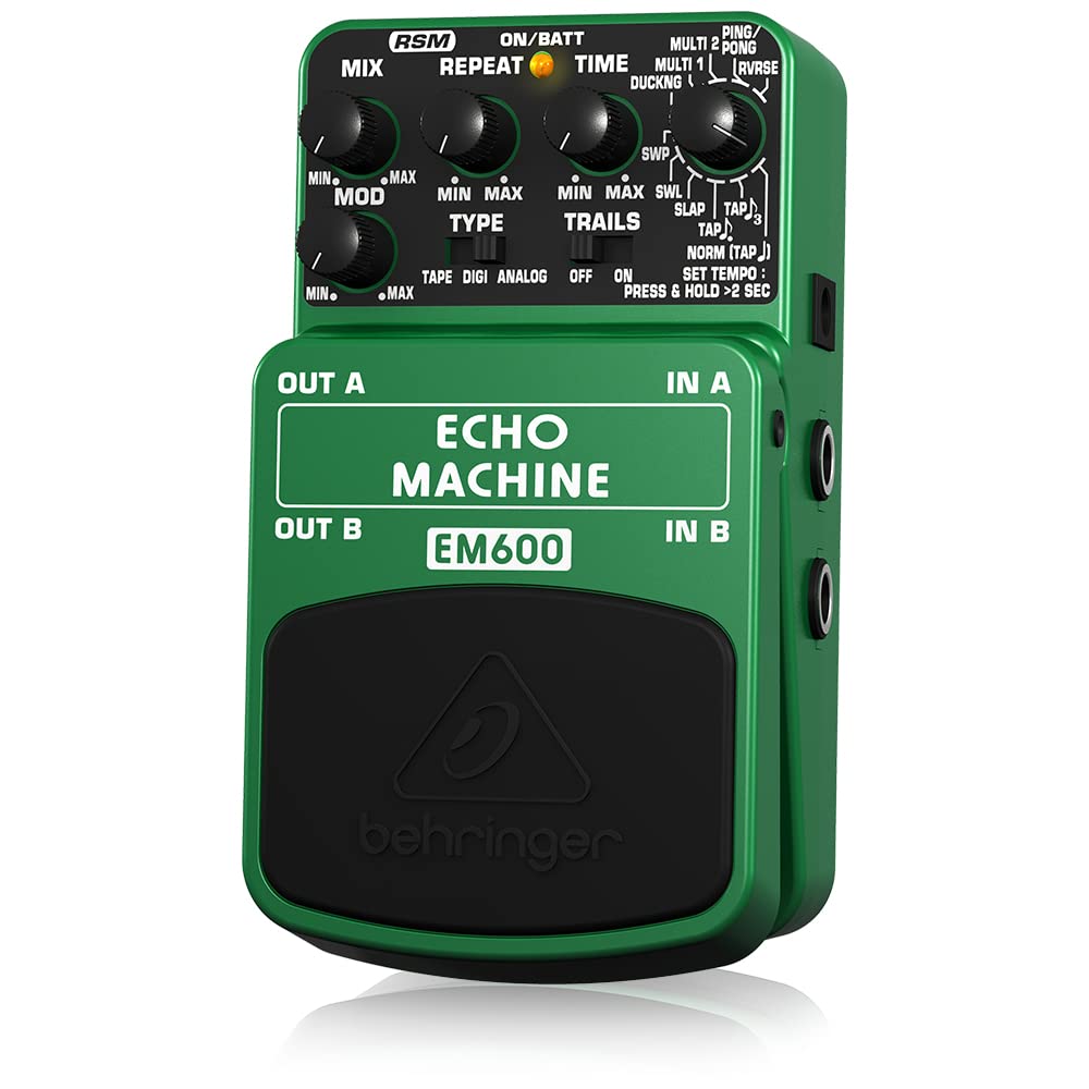 Behringer Echo Machine Em600 Ultimate Echo Modeling Effects Pedal