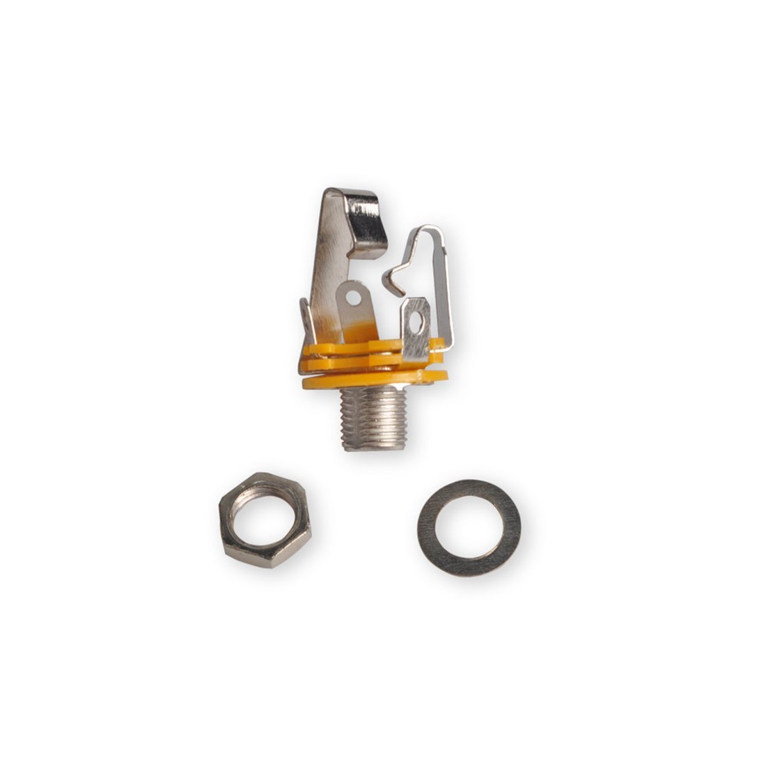 HTTX (1/4 inch) 6.35mm Stereo TRS Socket Female Microphone Connector Panel Mount Adapter (10 Pack)