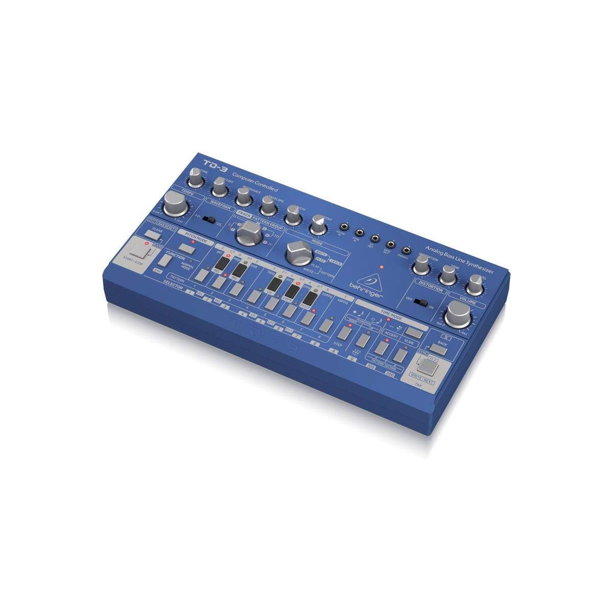 Behringer TD-3-BU Analog Bass Line Synthesizer - Blue