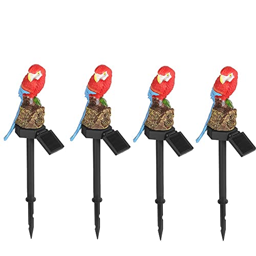 HUADA LED Solar Light Simulation Parrot Lamp Outdoor Waterproof Garden Lawn Stakes Light Fit for Home Courtyard Decoration