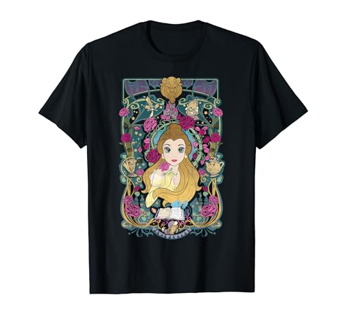 Disney Beauty And The Beast Belle Surrounded Graphic T-shirt T-Shirt