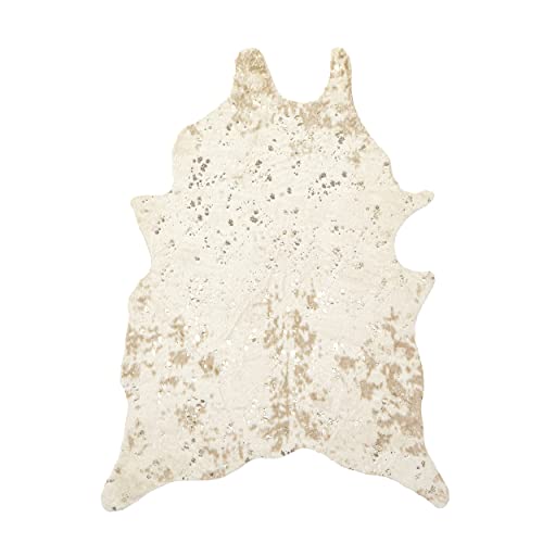 NuLOOM Iraida Contemporary Faux Cowhide Area Rug, 3' 10" x 5', Off-white