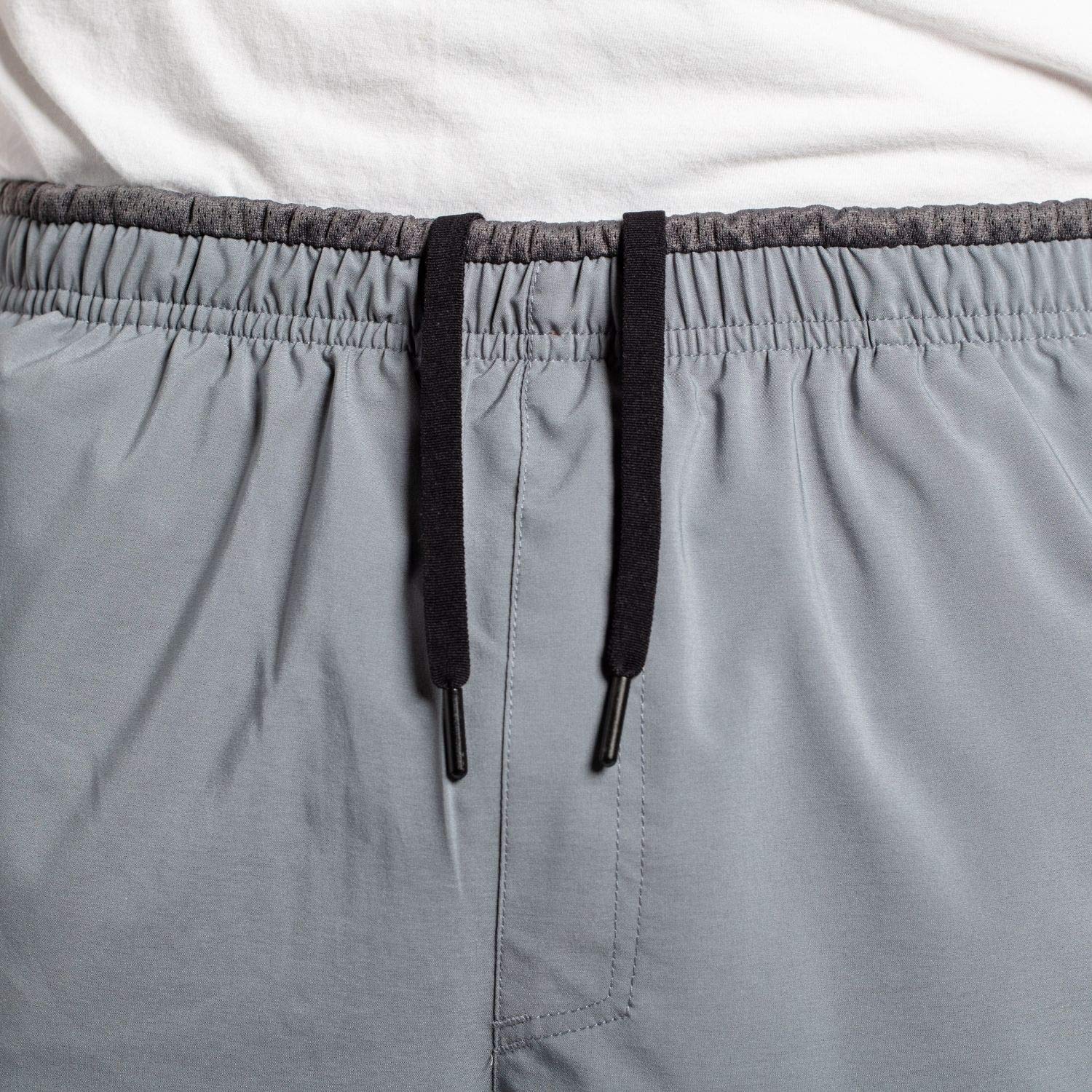 Baddle Men’s 2 in 1 Pickleball Short (Shadow, Large)