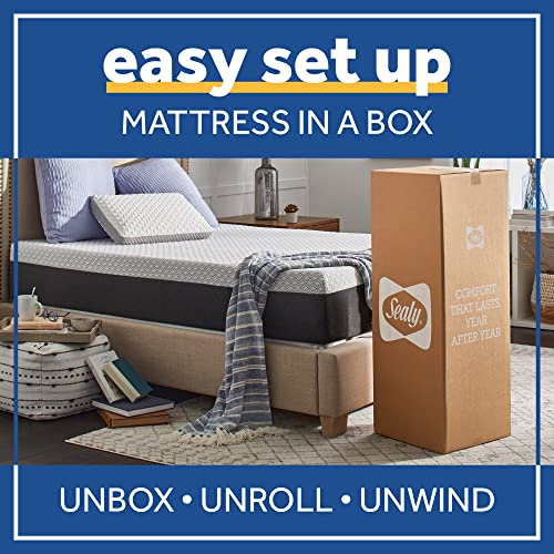 Sealy Cool & Clean 12" Hybrid Bed in a Box, Twin XL