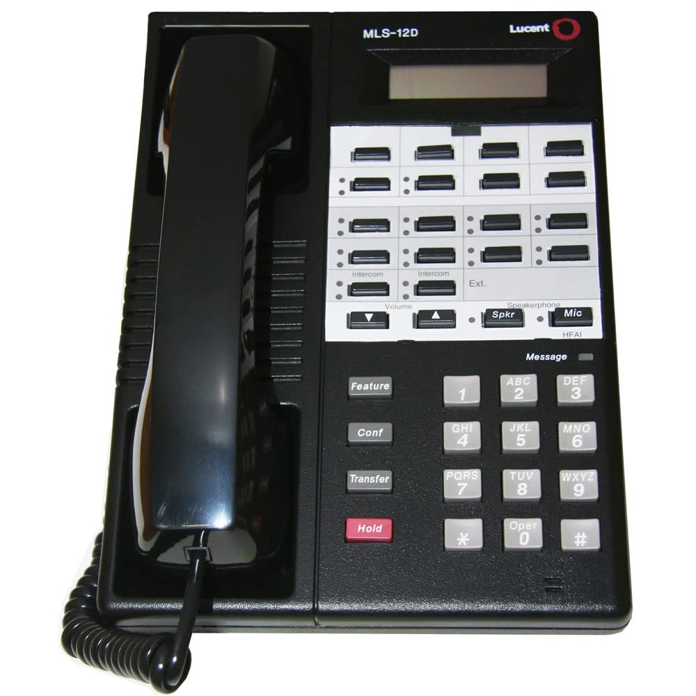 Avaya MLS 12D Telephone Black (Certified Refurbished)