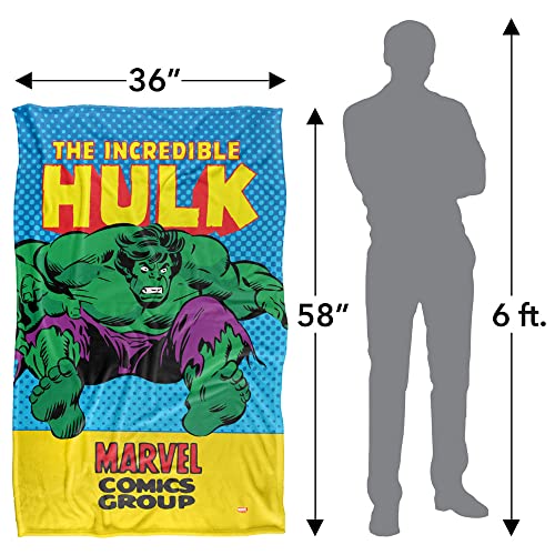 Hulk Blanket, 36"x58" Corner Box Silky Touch Super Soft Throw Blanket