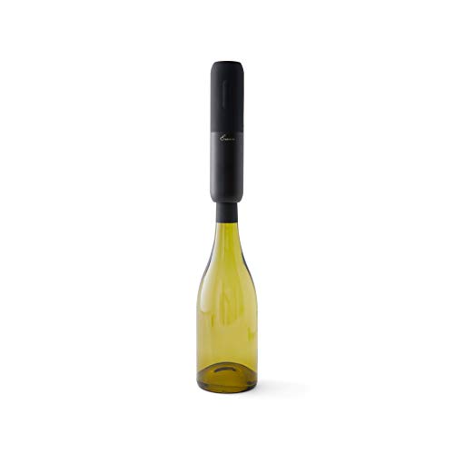 Rabbit Compact Electric Corkscrew Wine Bottle Opener, Black, 10.75 inches