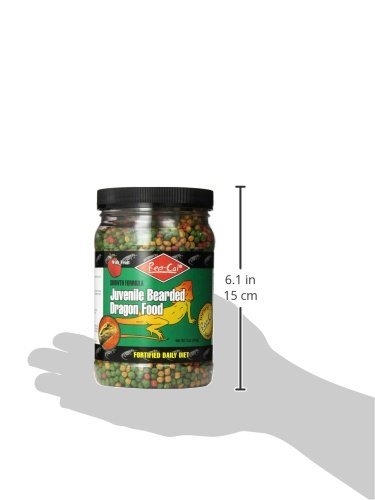 Rep-Cal 3 Pack of Juvenile Bearded Dragon Food, 12 Ounces Each