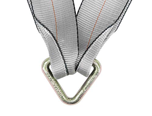 Mytee Products Tow Straps V Bridle 3" x 24" w/ RTJ Cluster Hooks 5400 lbs Working Load | Recovery V Strap for Wrecker, Rollback, Car Hauler