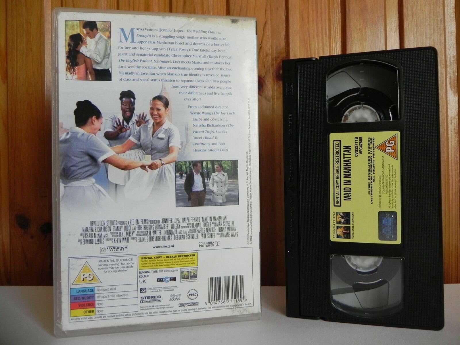 Maid In Manhattan - Large Box - Columbia - Romance - Ex-Rental - Lopez - VHS