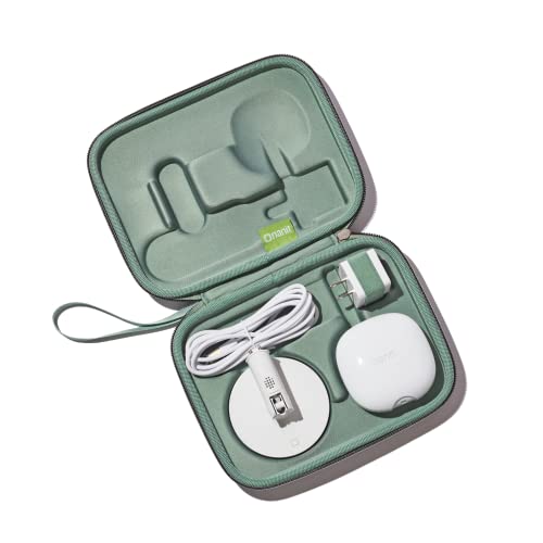 Nanit Travel Case โ Protective Hard Shell Carrying Case Pro Baby Monitor and Multi-Stand Travel Accessory, Green