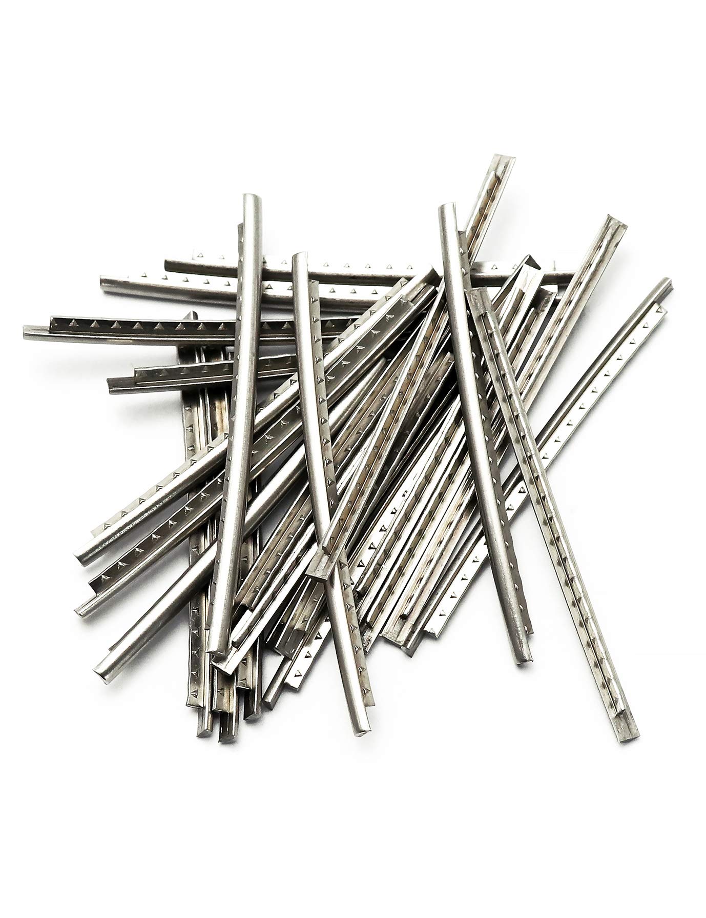 Holmer Guitar Fret Wires 2.9mm 24 Frets Stainless Steel Fretwire Compatible with Fender Electric Guitar Bass Guitar Fingerboard Replacement. Chrome