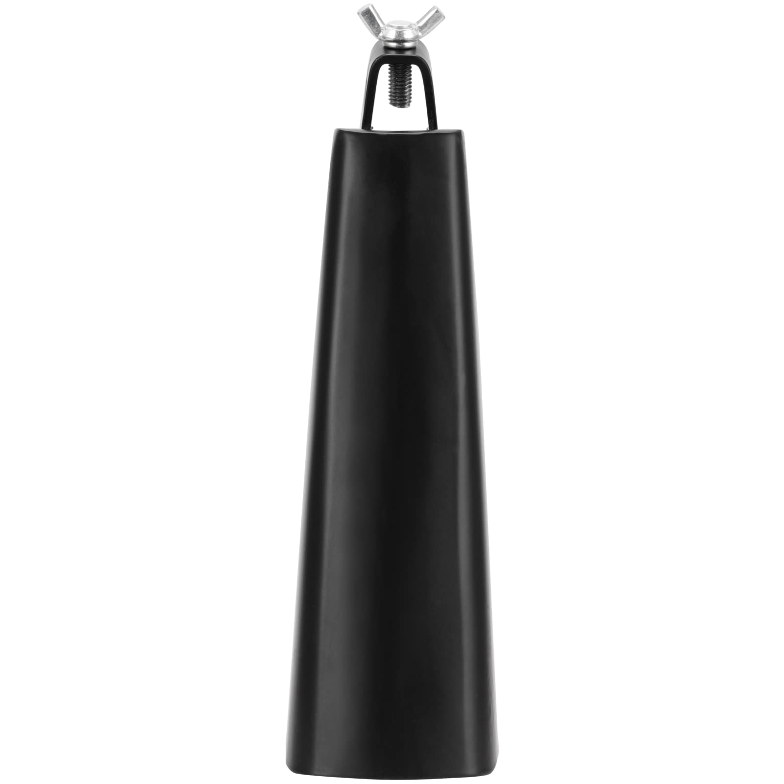 KOHAND 2 Pack 8 Inch Metal Steel Cow Bells, Noise Makers Hand Percussion Cowbell with Stick for Drum Set Percussion Instrument, Sporting Events, Wedding, Football, Black