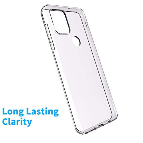 for Moto G Stylus 5G Case Clear (2021) Slim Thin Soft Skin Flexible TPU Scratch Resistant Silicone Gel Shockproof Protective Cases Cover for Motorola G Stylus 5G 2021 (Clear)