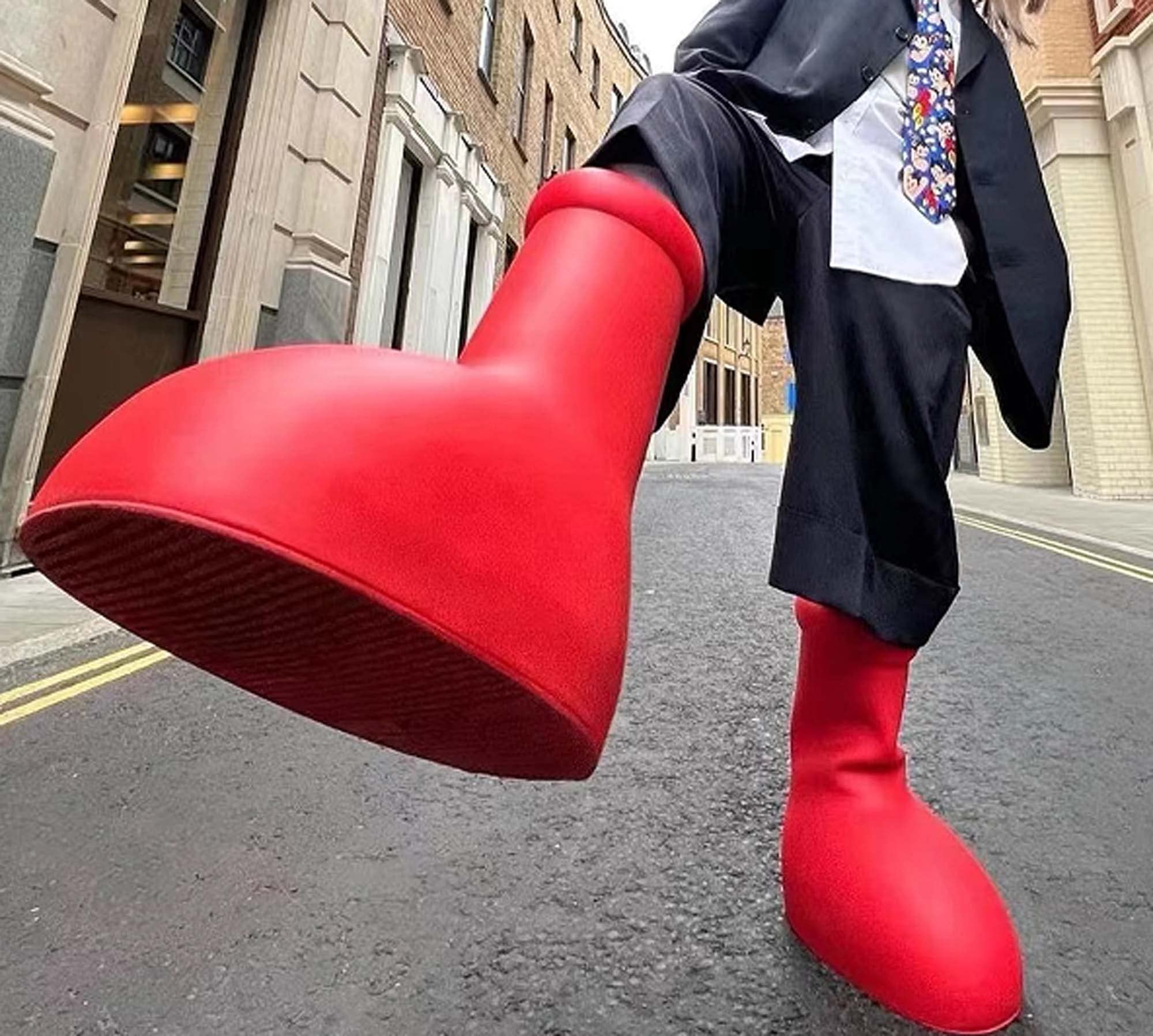 Astro Boy Anime Cartoon Big Red Shoes Unisex Personalized Fashion Shoes