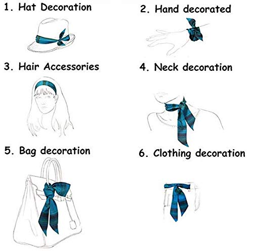 Bag Handbag Scarf Handle Wrap Ribbon Scarf Purse Scarf for Women