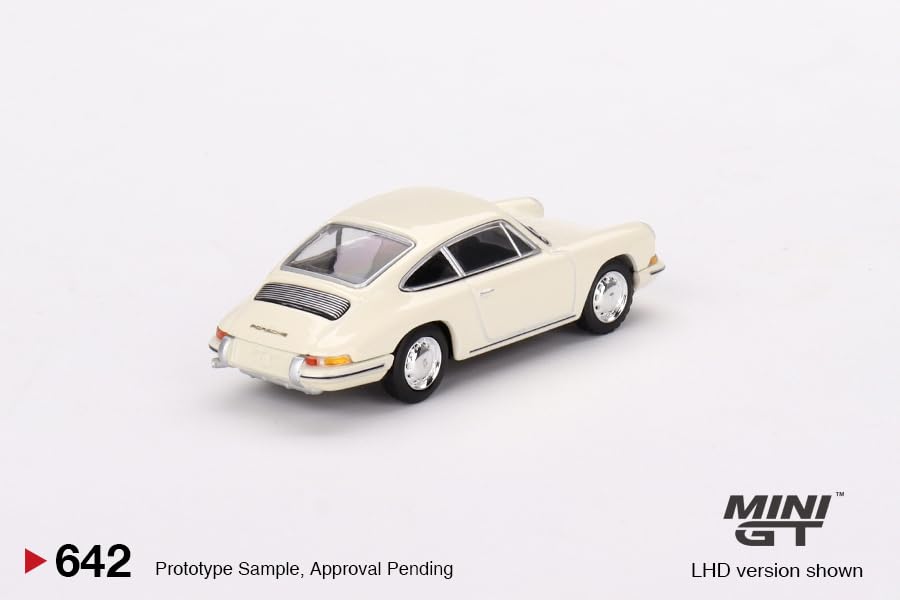 True Scale Miniatures Model Car Compatible with 1963 Porsche 901 Ivory Limited Edition 1/64 Diecast Model Car MGT00642