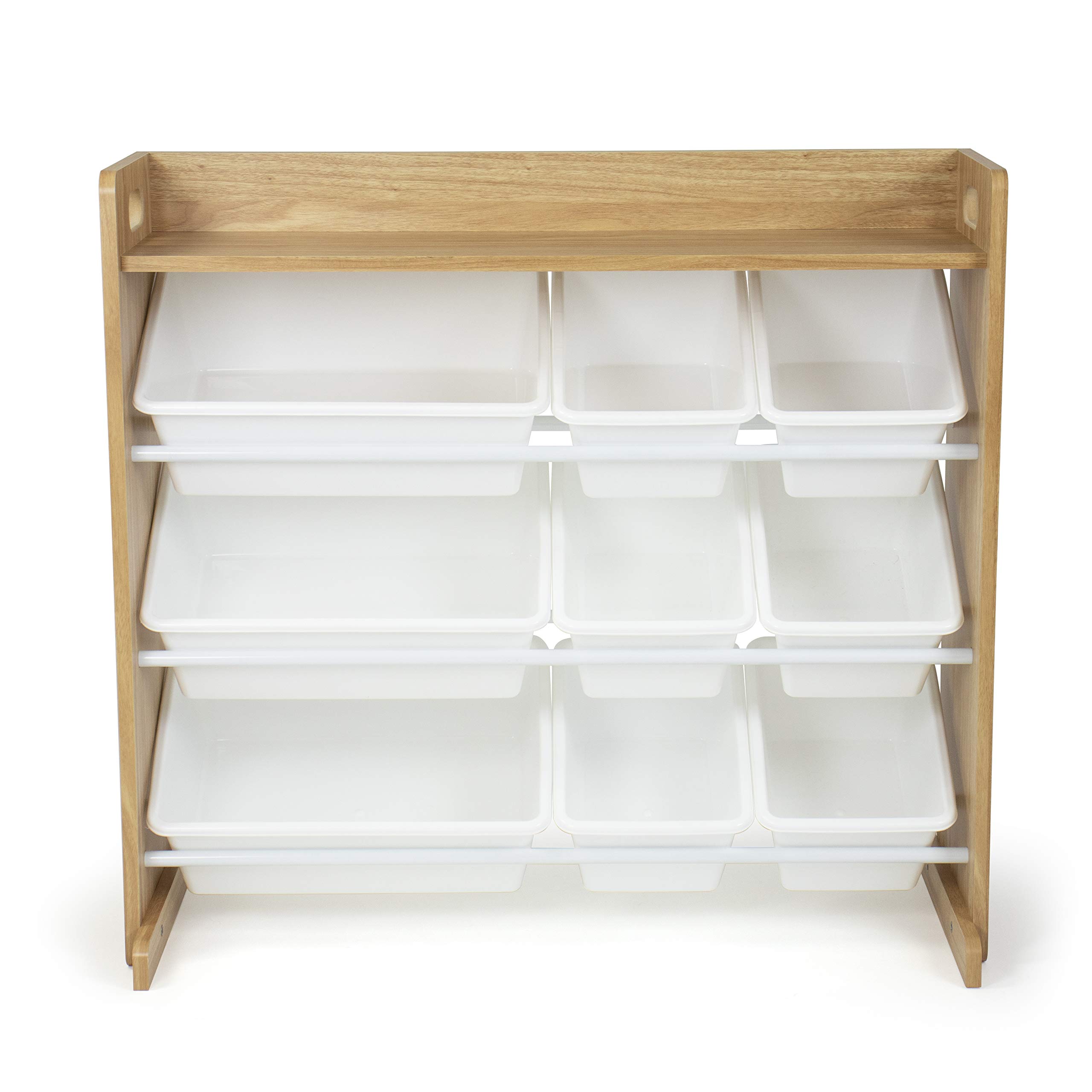 Humble Crew Kids Book Rack Storage Bookshelf with Toy Organizer and Storage Bins