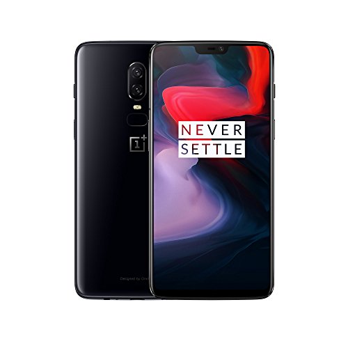 OnePlus 6 A6003 Dual-SIM (64GB Storage | 6GB RAM) (GSM Only, No CDMA) Factory Unlocked 4G Smartphone (Mirror Black) - International Version/No Warranty
