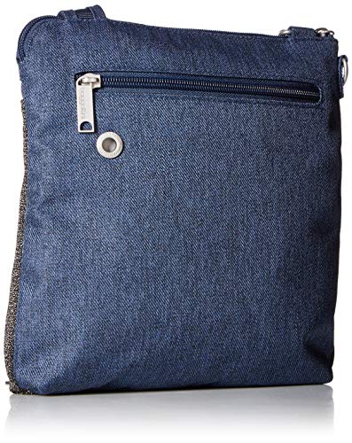 Baggallini Anti Theft Slim Crossbody Steel Blue Antitheft One Size