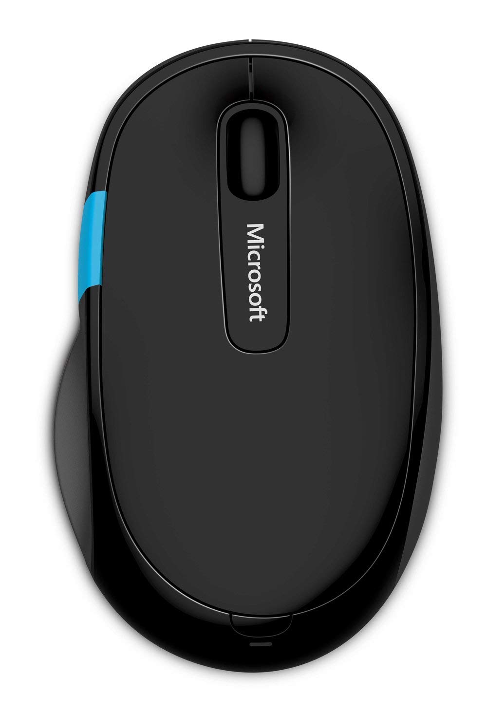 Microsoft Sculpt Comfort Mouse - Black. Comfortable design, Customizable Windows Touch Tab, 4-Way Scrolling,Bluetooth Mouse for PC/Laptop/Desktop, works with Mac/Windows Computers