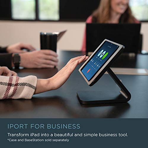 iPort Luxe (LuxePort) Case iPad Case - Compatible with iPad 9.7 6th gen, iPad 9.7 5th gen, iPad Pro 9.7, iPad Air 2, and iPad Air - Black, (71012)