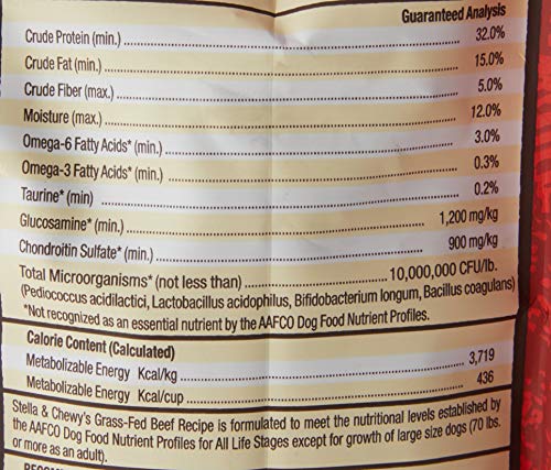 Stella & Chewy's Raw Coated Beef 3.5Lb Dry Dog Food