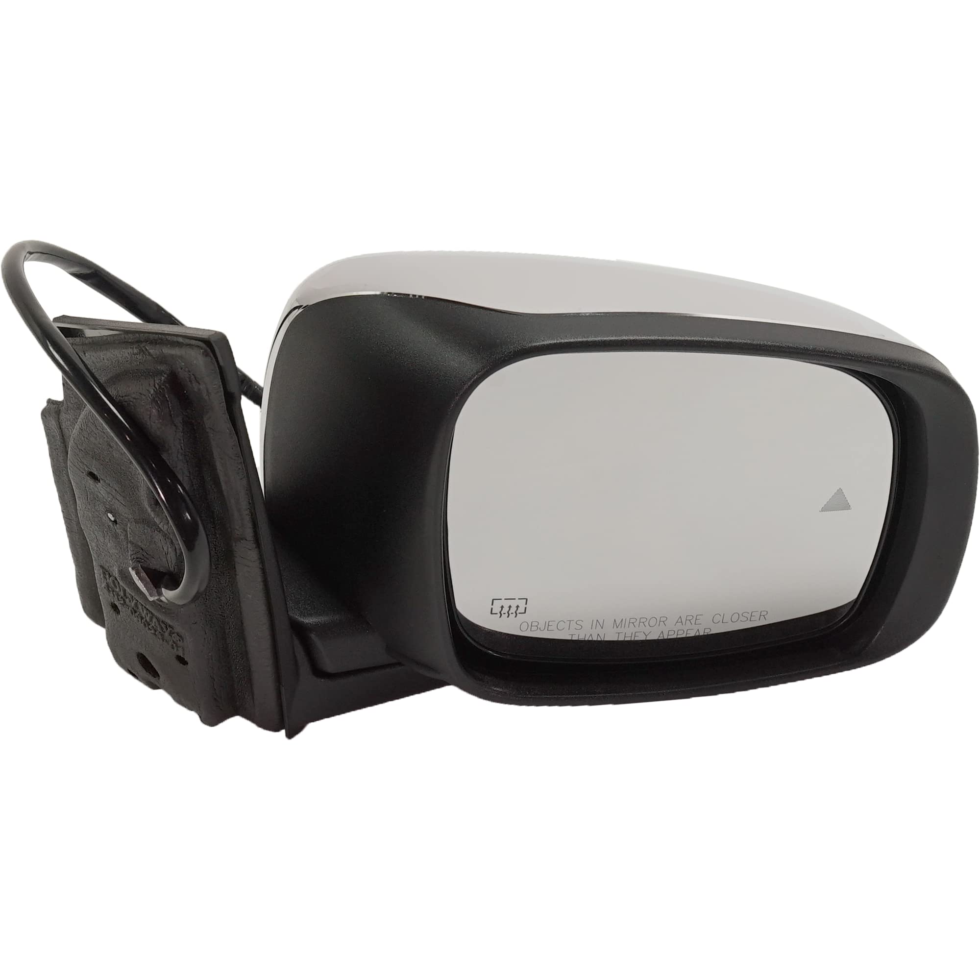 Kool Vue Driver & Passenger Side Power Heated Mirrors for Dodge Grand Caravan Chrysler Town & Country 2009-2016 With Signal Light & Blind Spot Monitor Chrome