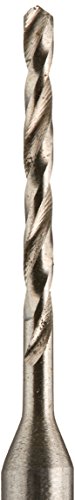 Proxxon 28854 Tungsten vanadium micro twist drills, 3 pcs., 1/32" (1,0 mm), Silver