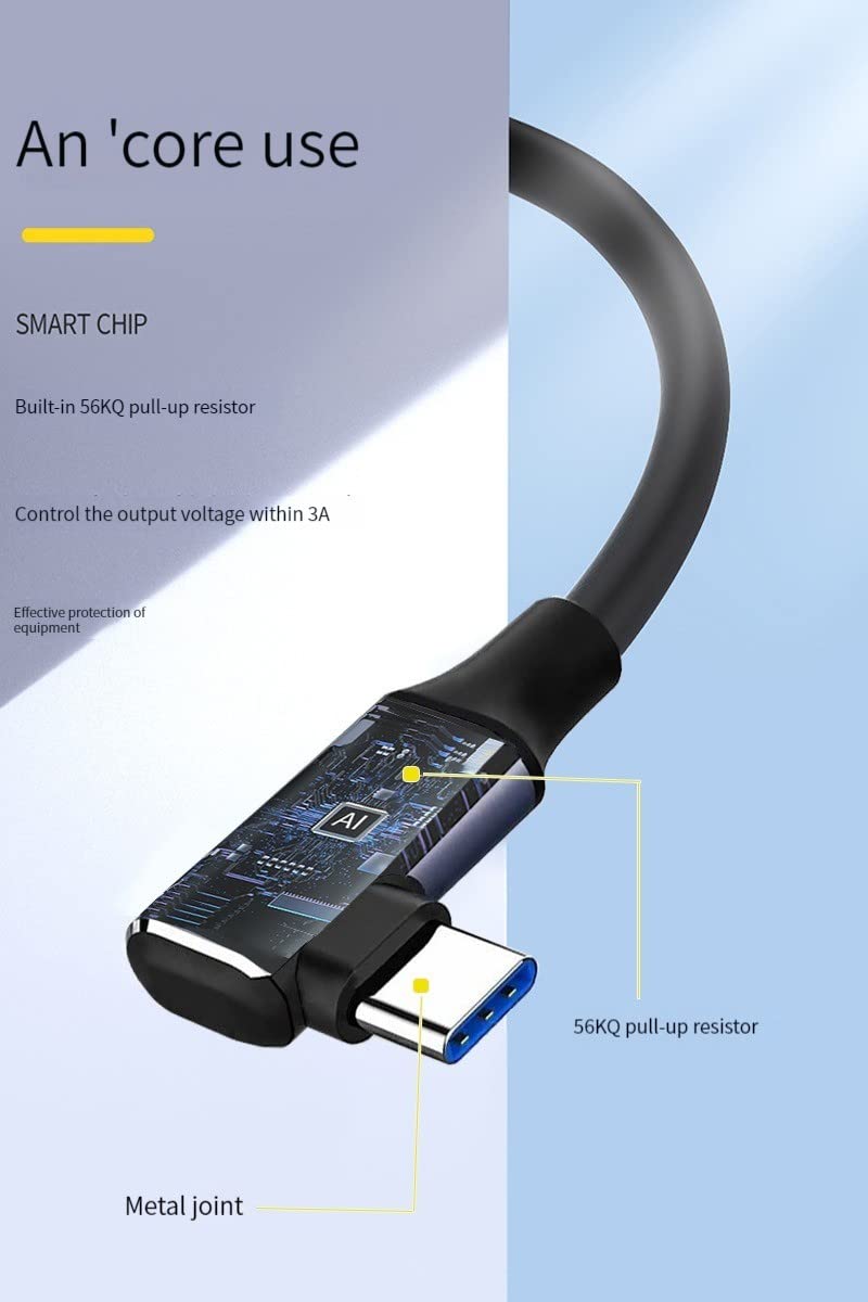 BABYCE Link Cable 3M Compatible with Meta Quest Pro/Oculus Quest 2 Accessories and PC/Steam VR, High Speed PC Data Transfer, USB 3.0 to USB C Cable for VR Headset and Gaming PC