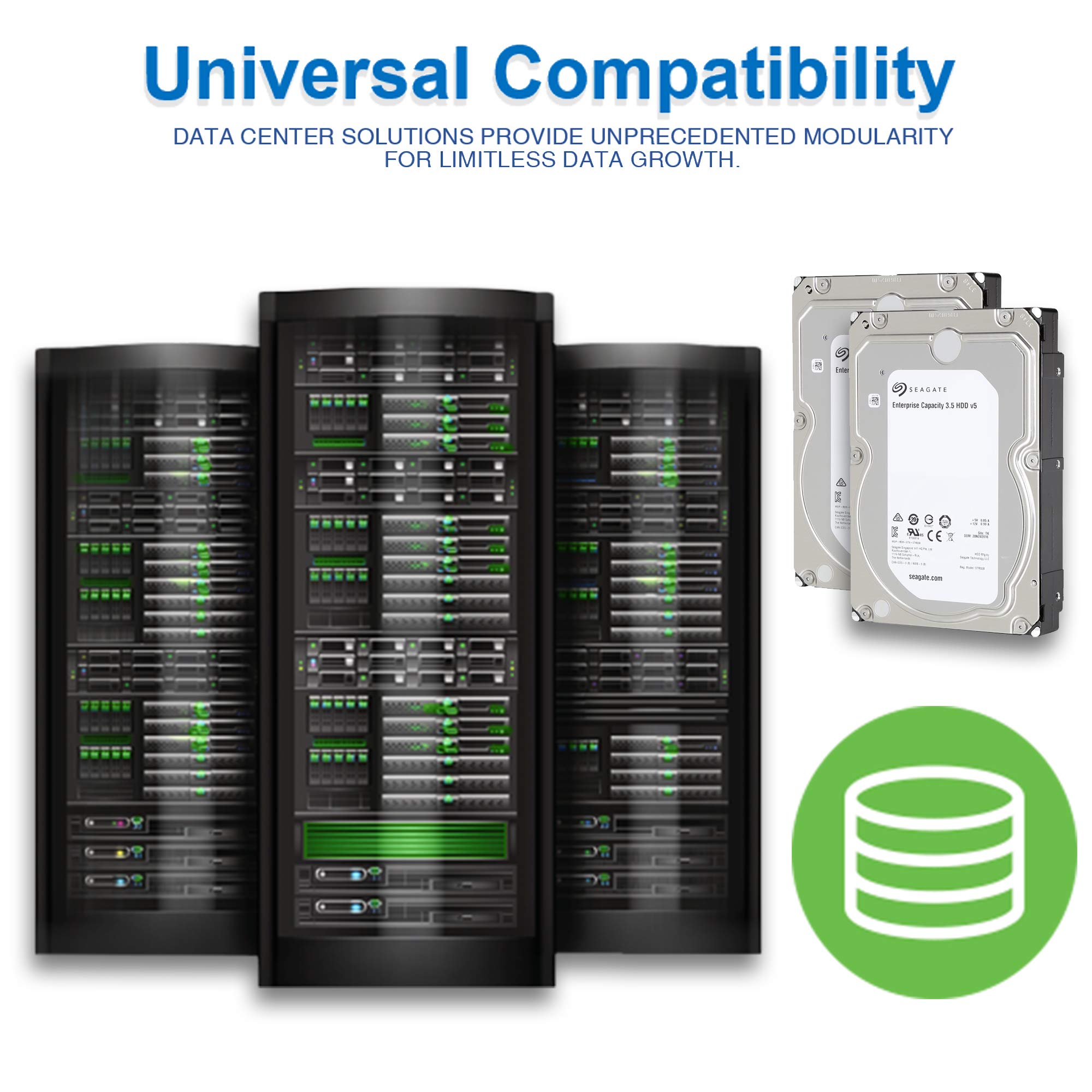 Seagate Enterprise Capacity 6TB | SAS Interface for Servers | ST6000NM0285 | 7.2K 12Gb/s 256MB Cache 3.5" 512e | Secure SED-FIPS Model | Enterprise Internal Hard Drive HDD w/ 3 Year Warranty