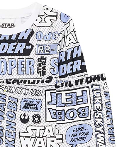 Amazon Essentials Star Wars Girls' Flannel Pajama Sleep Sets, Purple, Star Wars Comic - Kids, 6-7