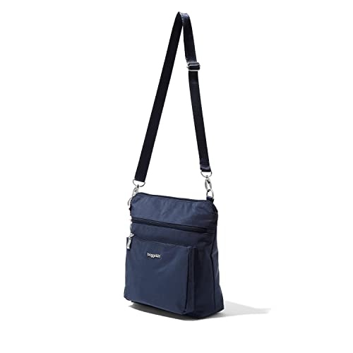 Baggallini Womens Modern Large Pocket Crossbody cross body handbags, French Navy, One Size US