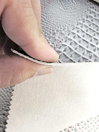 DuroLast™ Hydra Gator 3D Embossed Vinyl Fabric Sold by The Yard 2 Tone 3D Crocodile DIY Upholstery Accessories Apparel (Viper Green)