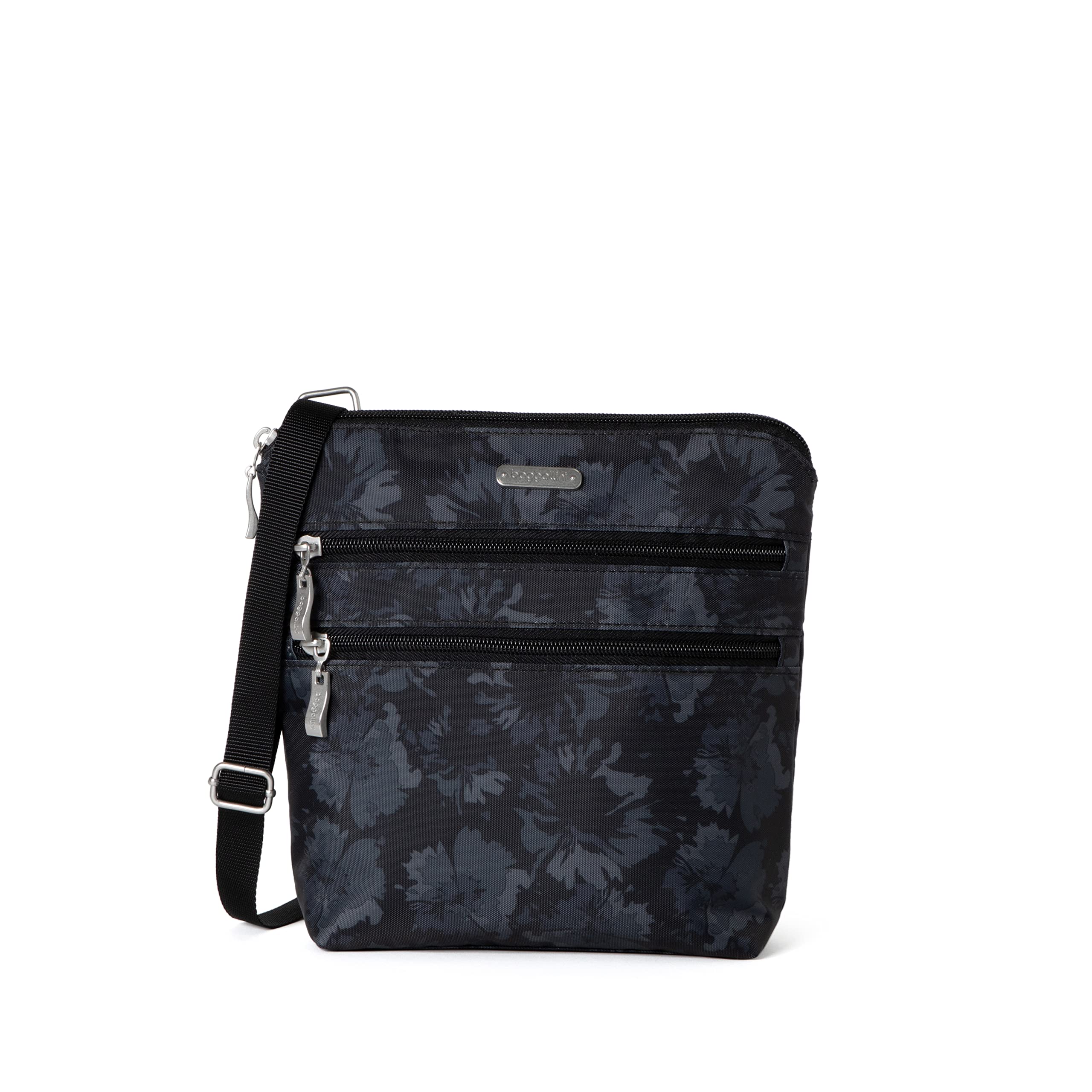 Baggallini Essential Crossbody Bag for Women - Built-in RFID Card Holder - Cross Body Purse with Quick-access Phone Pocket