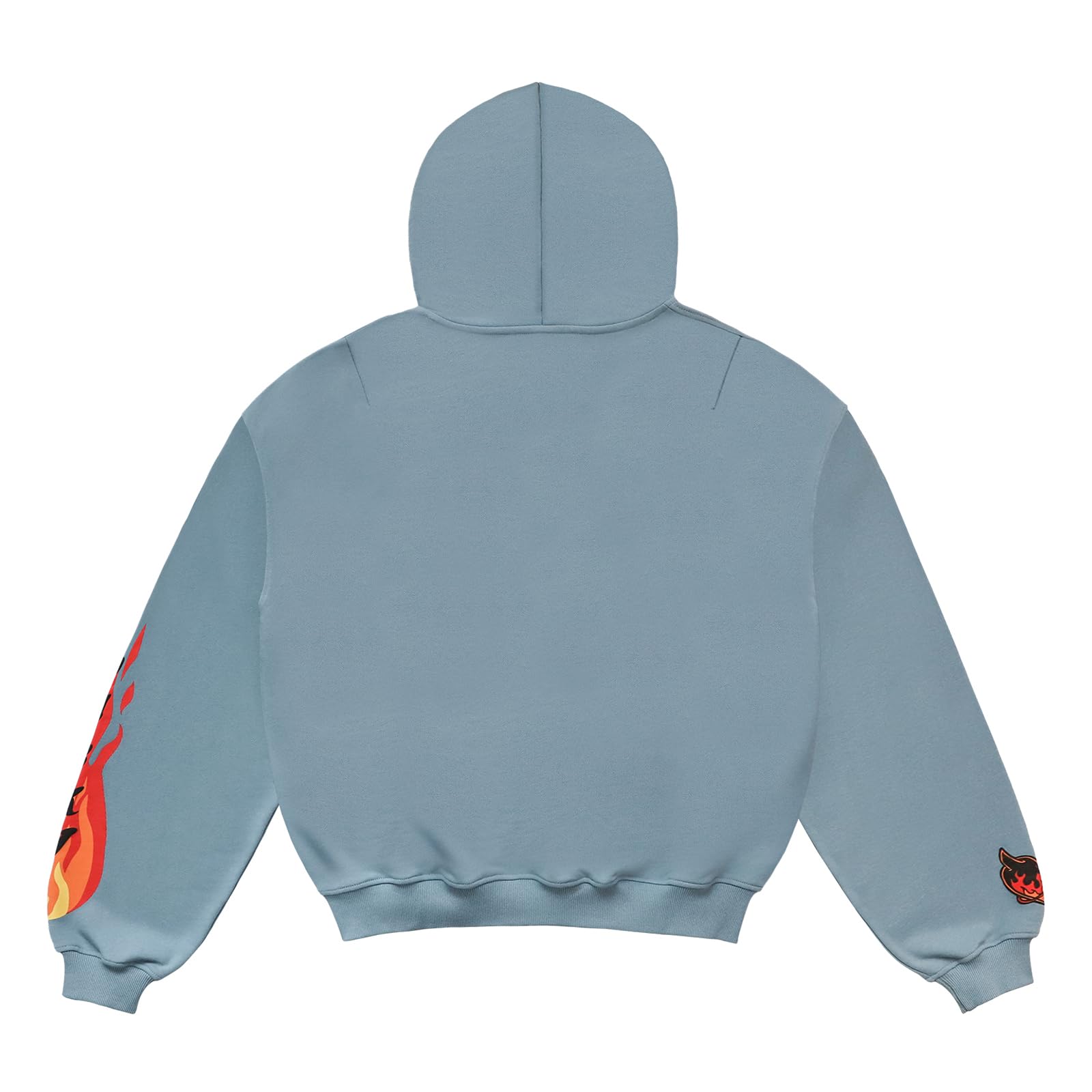 Arnodefrance Men When You Need Lucky Come Graphic Hoodies Essential Letter Hooded Sweatshirts Cotton Pullover Blue