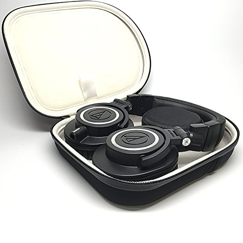 Protective Case for Audio-Technica Headphones ATH-MSR7GM, ATH-MSR7 BK, ATH-M40X, ATH-M50, ATH-M50x, ATH-M40 fs, ATH-M50X, ATH-M70x, ATH-M40x-SG-6, ATH-M70X-SG-5, ATH-PRO700 MK2