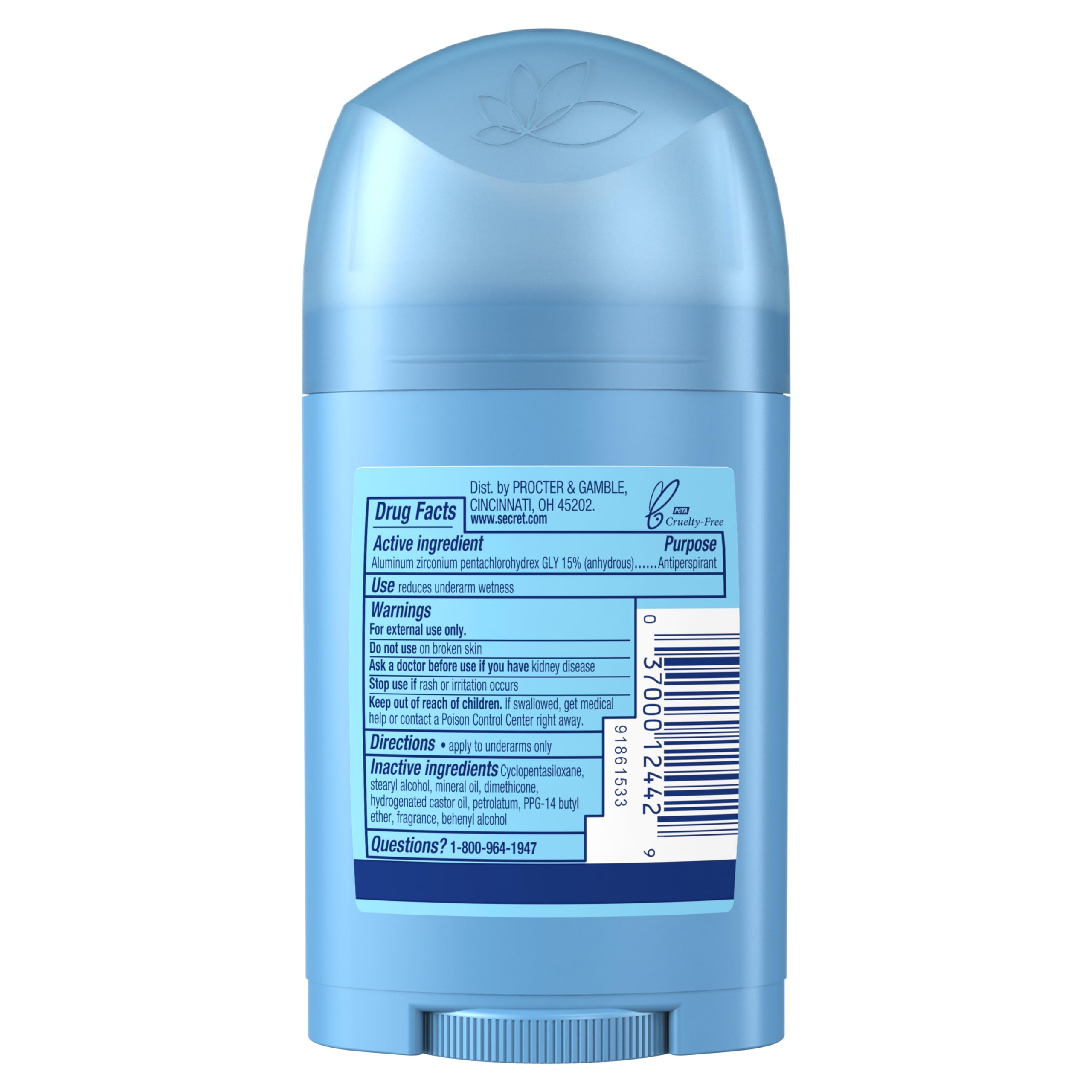 Secret Anti-Perspirant Deodorant Wide Solid Powder Fresh, 1.7 Ounce (Pack of 3)